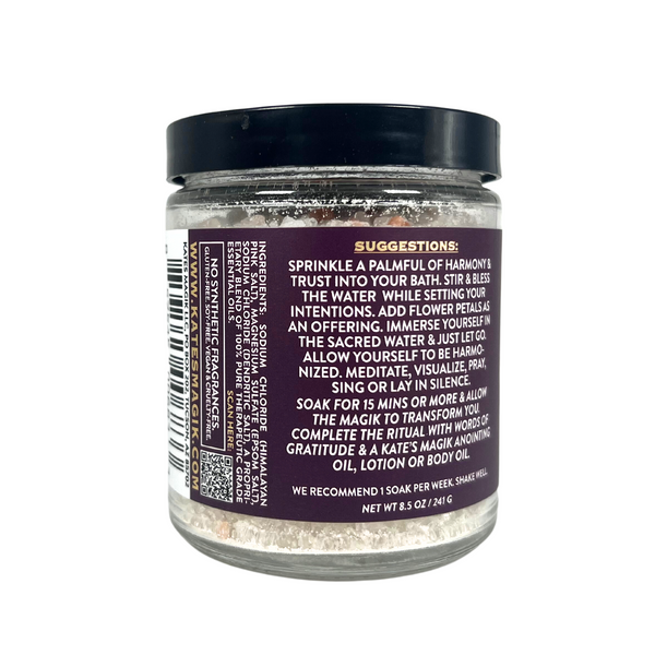Trust & Harmony – Love + Peaceful Balance | Ritual Bath Salt | Kate's Magik