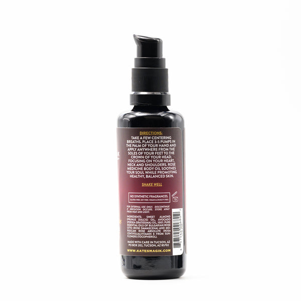 Rose Medicine Sacred Body Oil 60ml | Kate's Magik